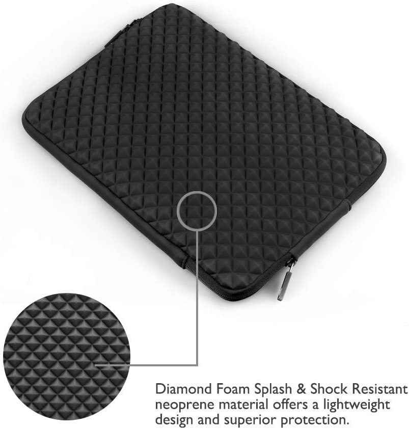 Laptop Pouch 13/14/15 inch Zipper Soft Sleeve high quality (Diamond ...