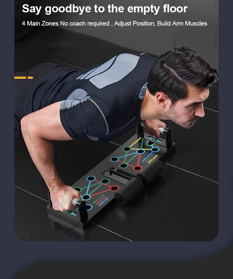 New upgraded Push Up Versatile Push-Up Board with Non-Slip Handles 20 ...