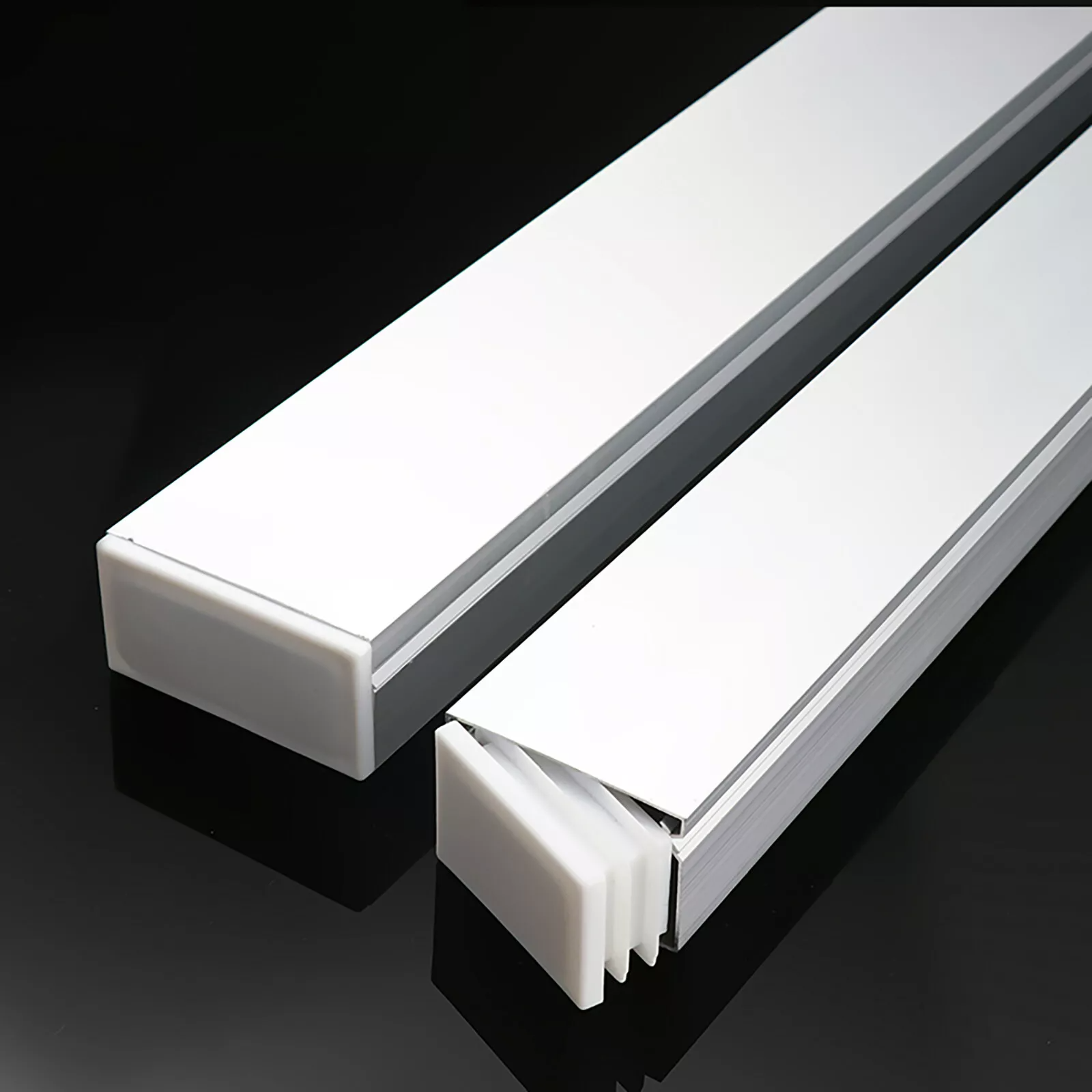 1pc Square & Rectangle Tubular End Cap Plastic Chair Foot Cover Table ...