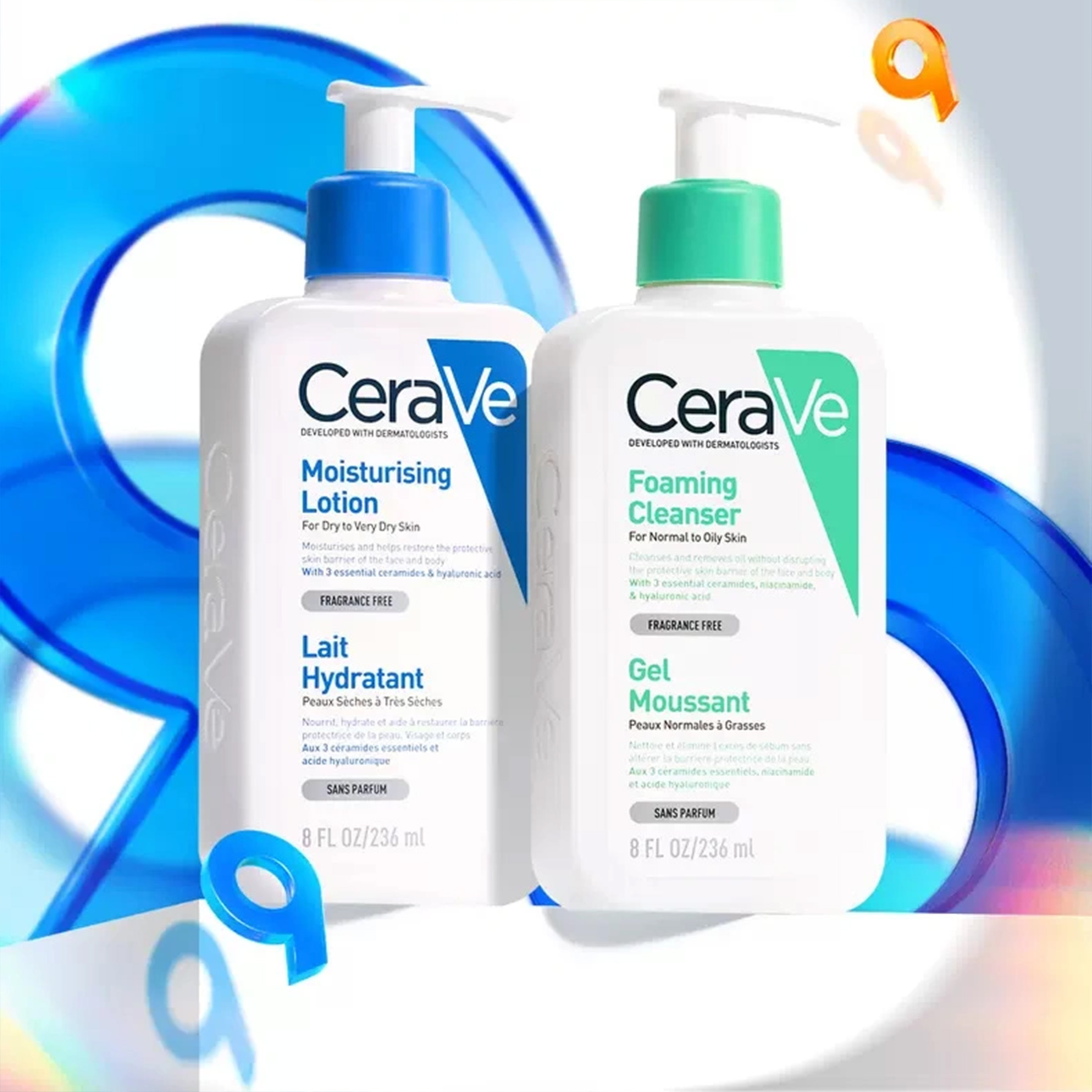CeraVe Foaming Facial Cleanser With Ceramides Niacinamide & Hyaluronic ...