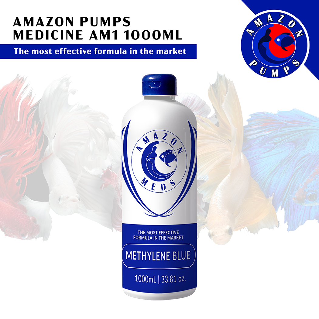 Amazon Meds Methylene Blue for Aquarium medicine cure and prevent fish disease anti fungal ...