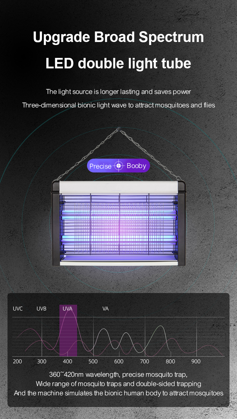 Induction mosquito killer lamp hanging electric ultraviolet light bulb ...