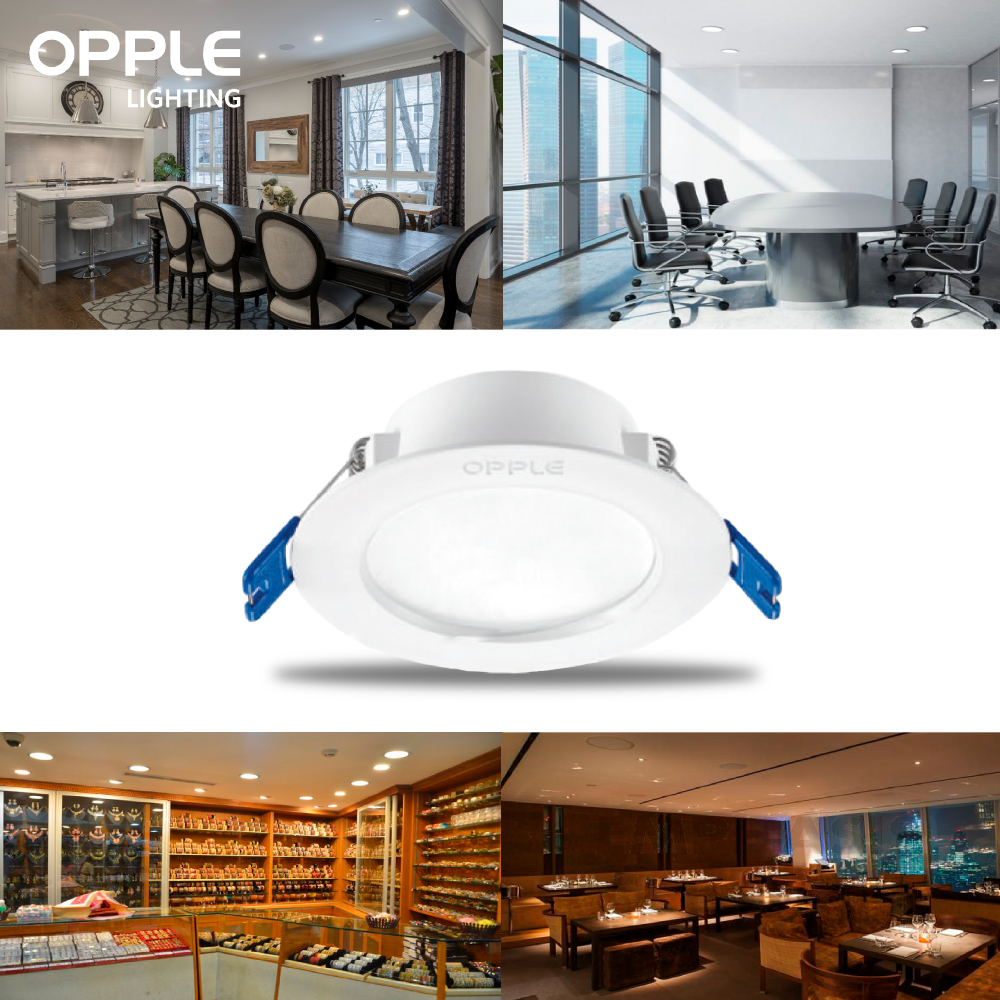 OPPLE LED Downlight Pin Light RC-US 12watts Warm White/ CoolWhite ...