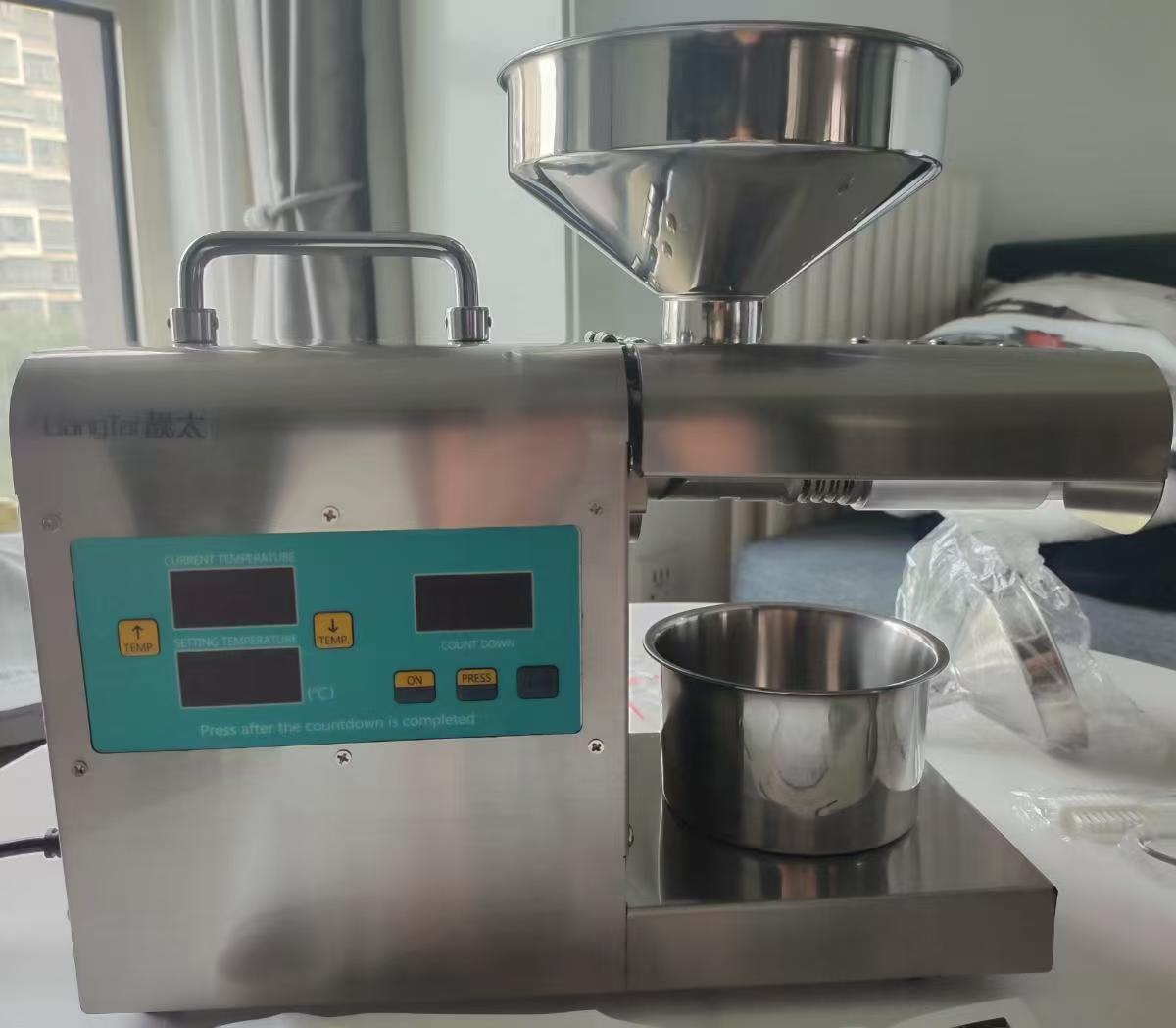 Automatic Oil Press Machine 304 Stainless Steel Home Use Commercial Oil ...