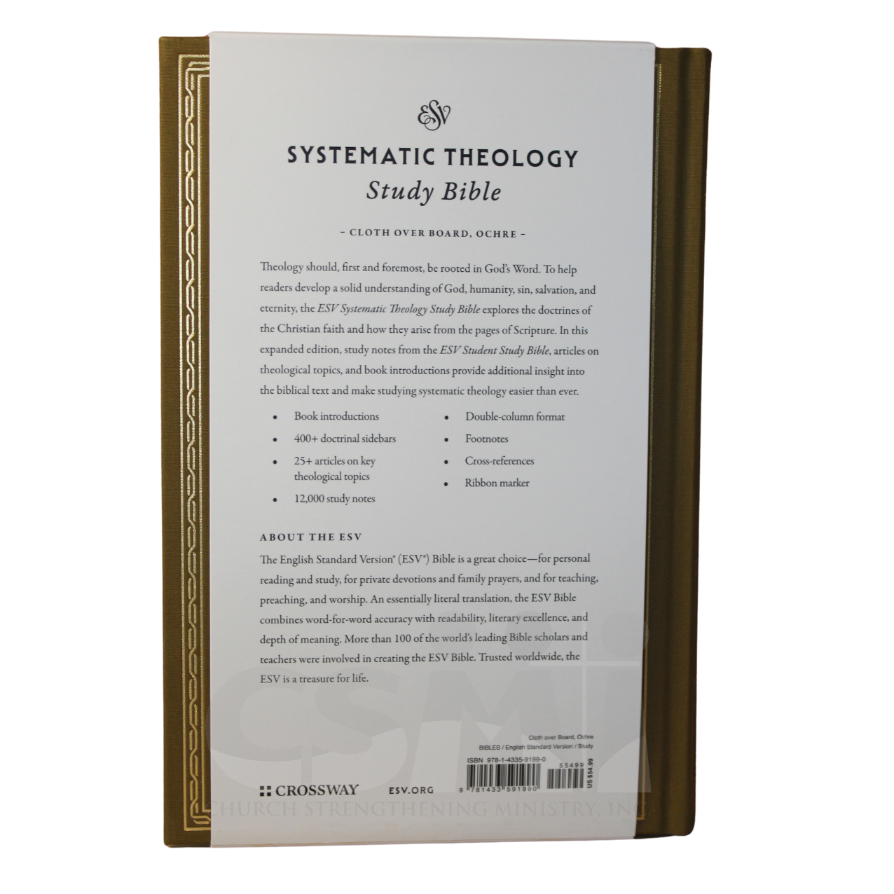 Systematic Theology Study Bible: Theology Rooted in the Word of God (English Standard Version ...