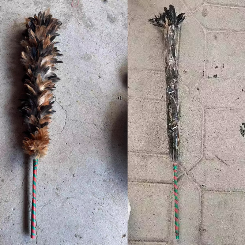 Dust Removal Brush Chicken Feather Large Feather Duster Chicken Feather ...