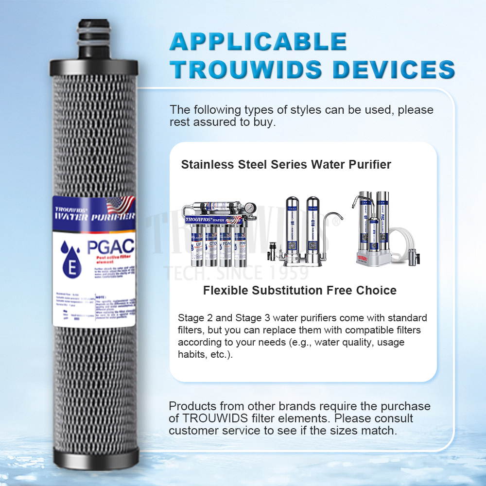 TROUWIDS Water Filter Element Of Stainless Steel Water Purifier ...