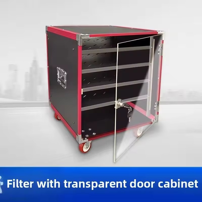 12U Flight Case Power Amplifier Rack Empty Cabinet Touring Case With ...