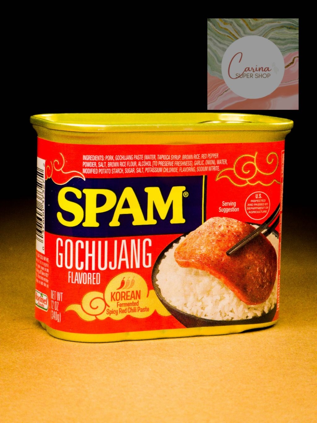 Spam Gochujang Korean Asian Unique Bold Flavor Easy to Cook 340 g ...
