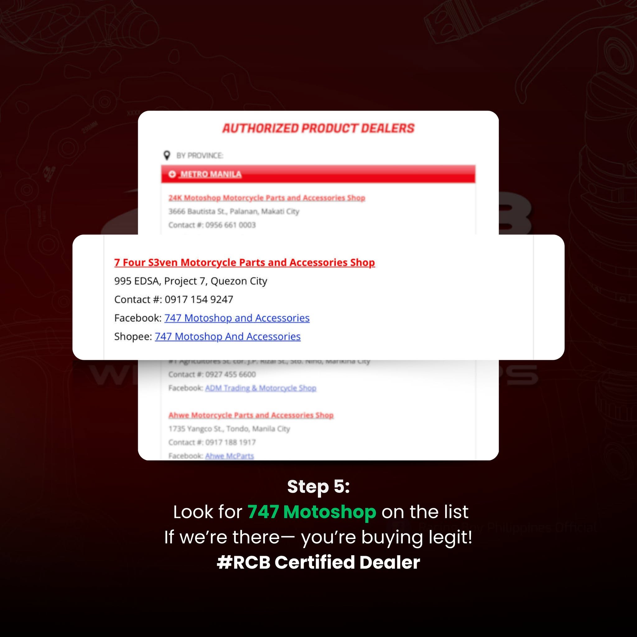 RCB DUAL SHOCK FLOW-S FOR ADV 160 395MM | Shopee Philippines