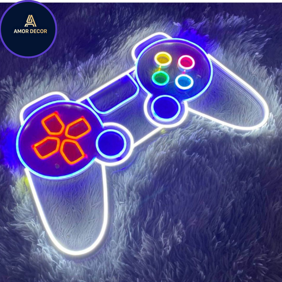 Night Light Game Neon Lights For gaming room decoration, Lamp Bedroom ...