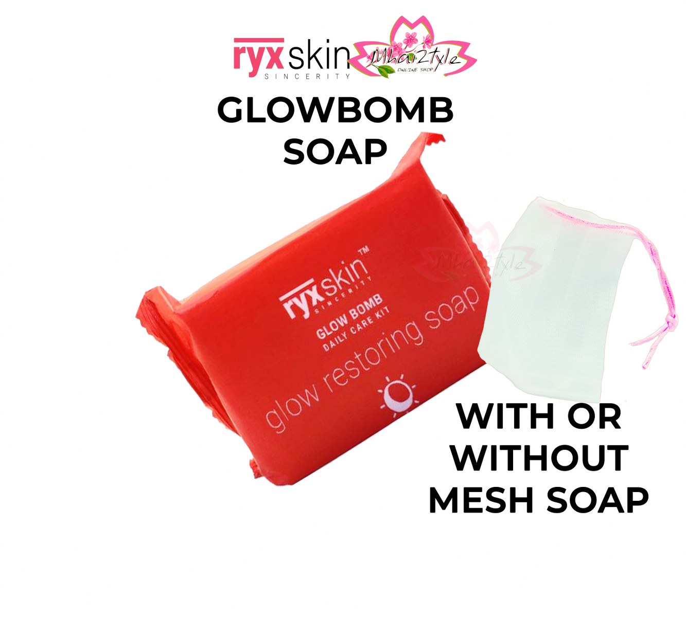 RYX Glowbomb Glow Restoring Soap Face and Body | Shopee Philippines