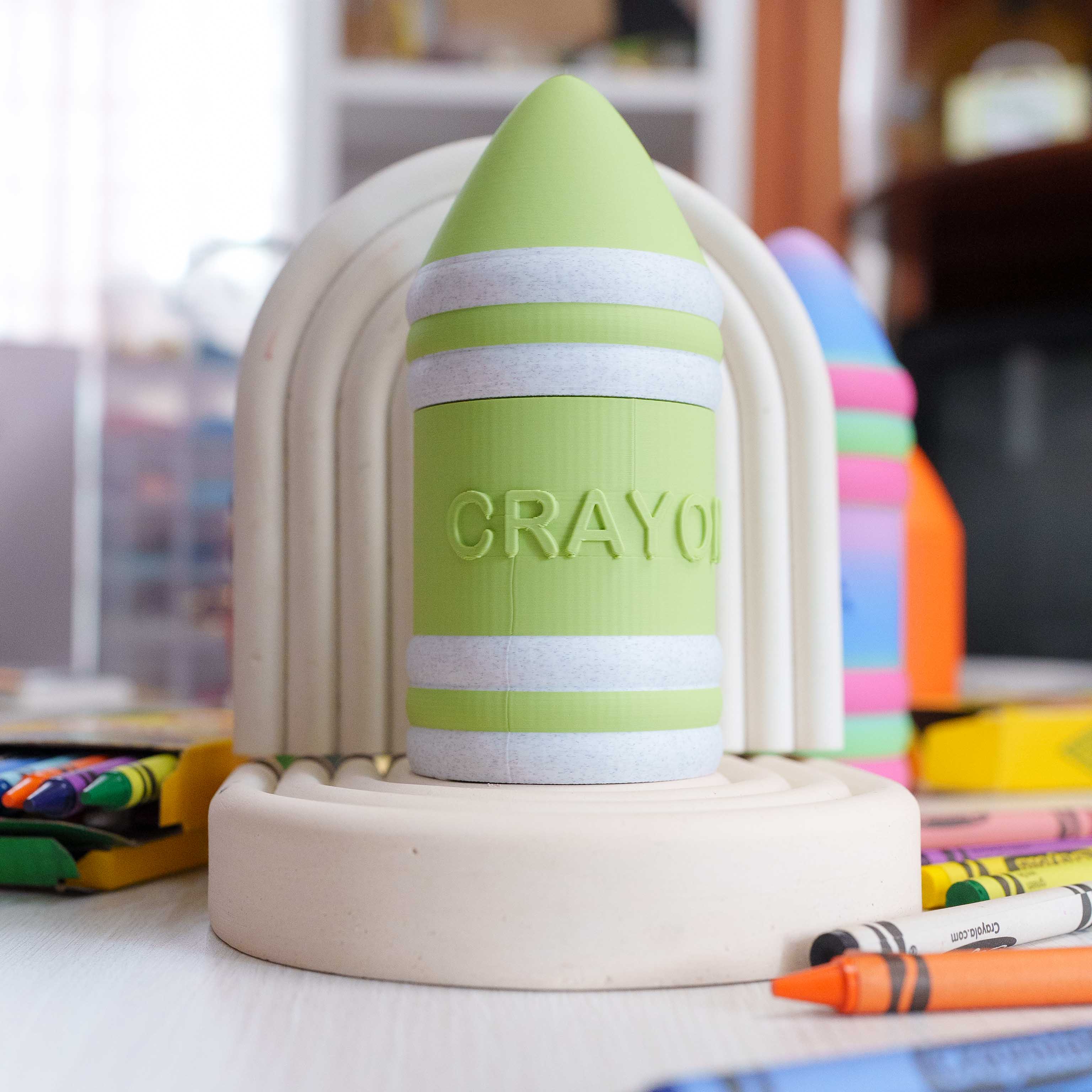 CRAYON BOX PERSONALIZED 3D, CUTE CARYON CASE FOR KIDS, | Shopee Philippines