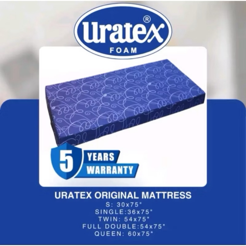 Geannshop Original Uratex Foam Straight Foam W/Cover sizes 2inches/3 ...