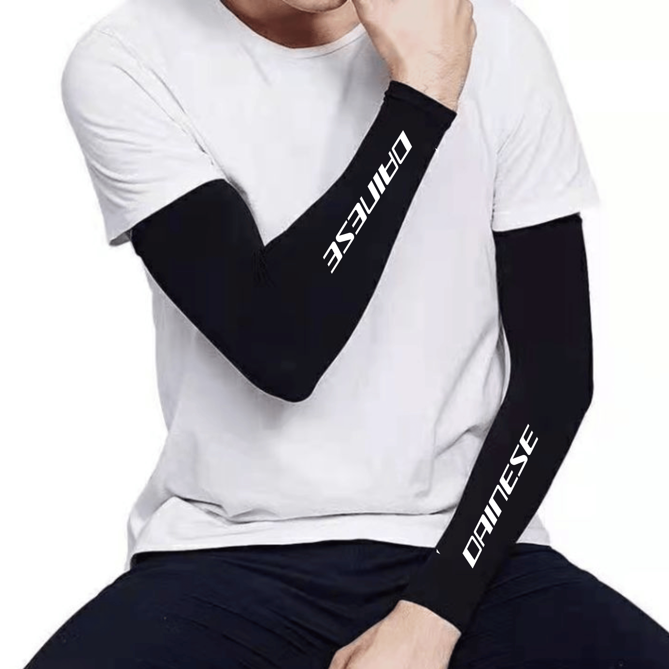 1 PAIR ARM SLEEVES PF50+ PROTECTION DUST & SUN WITH COOLING SYSTEM ...