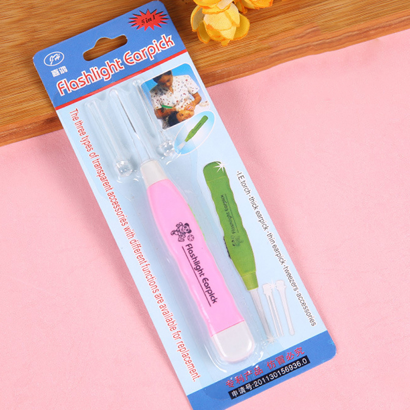 Professional LED Light Flashlight Ear Spoon Ear Pick Tool for Ear Wax ...