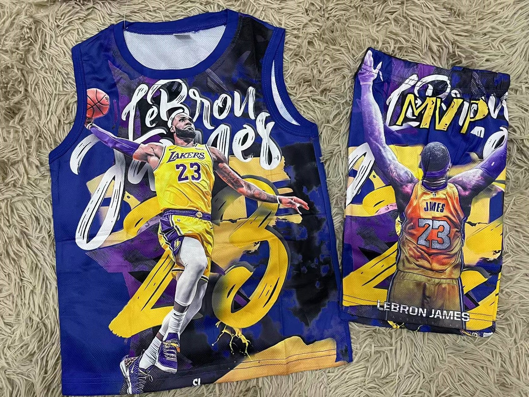 COD Kids Jersey Sando Terno Lakers 23 Lebron Jeams | Shopee Philippines