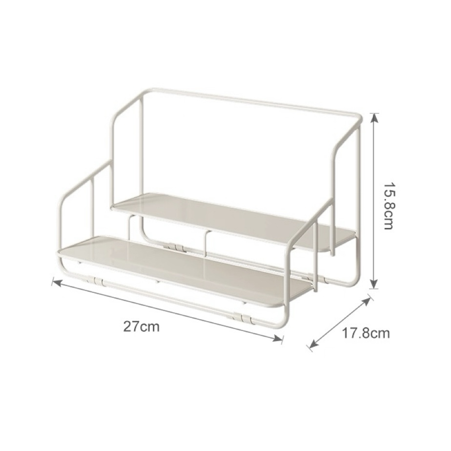 Classy Luxe Kitchen Rack Holder Double Layer Organizer Multifunctional Rack Household Storage ...