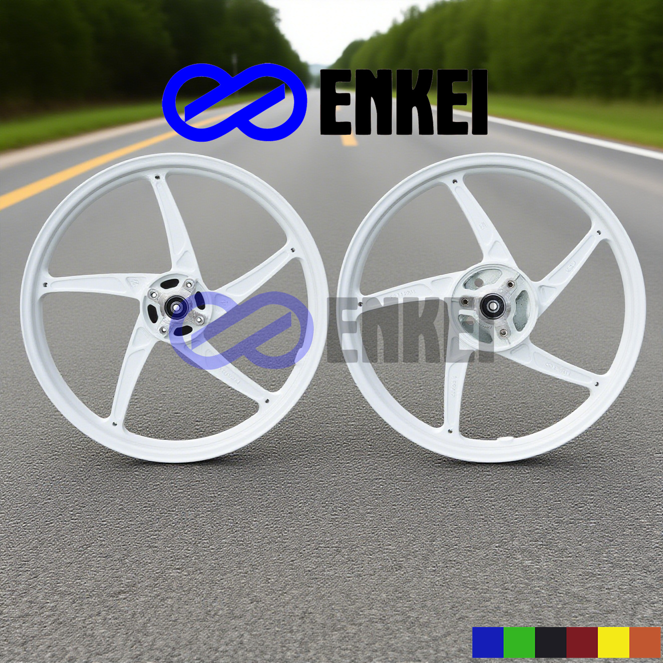 ENKEI MAGS 599 FOR SUZUKI Raider150 Carb/FI r150 1.6*1.6-17s 4 holes in ...