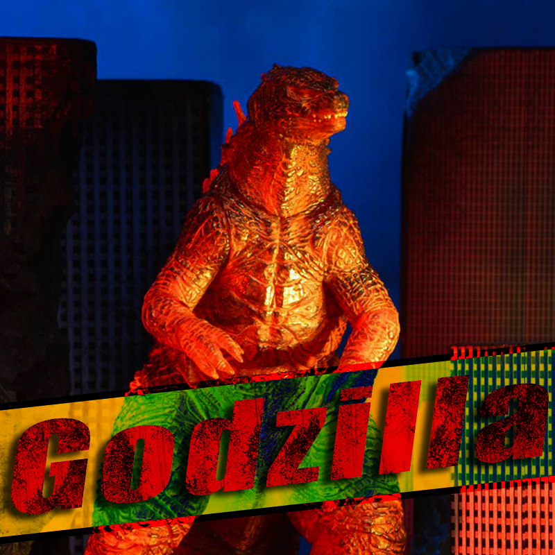 Neca 2019 Flame Red Lotus Godzilla Gorilla monster model toy | Shopee ...