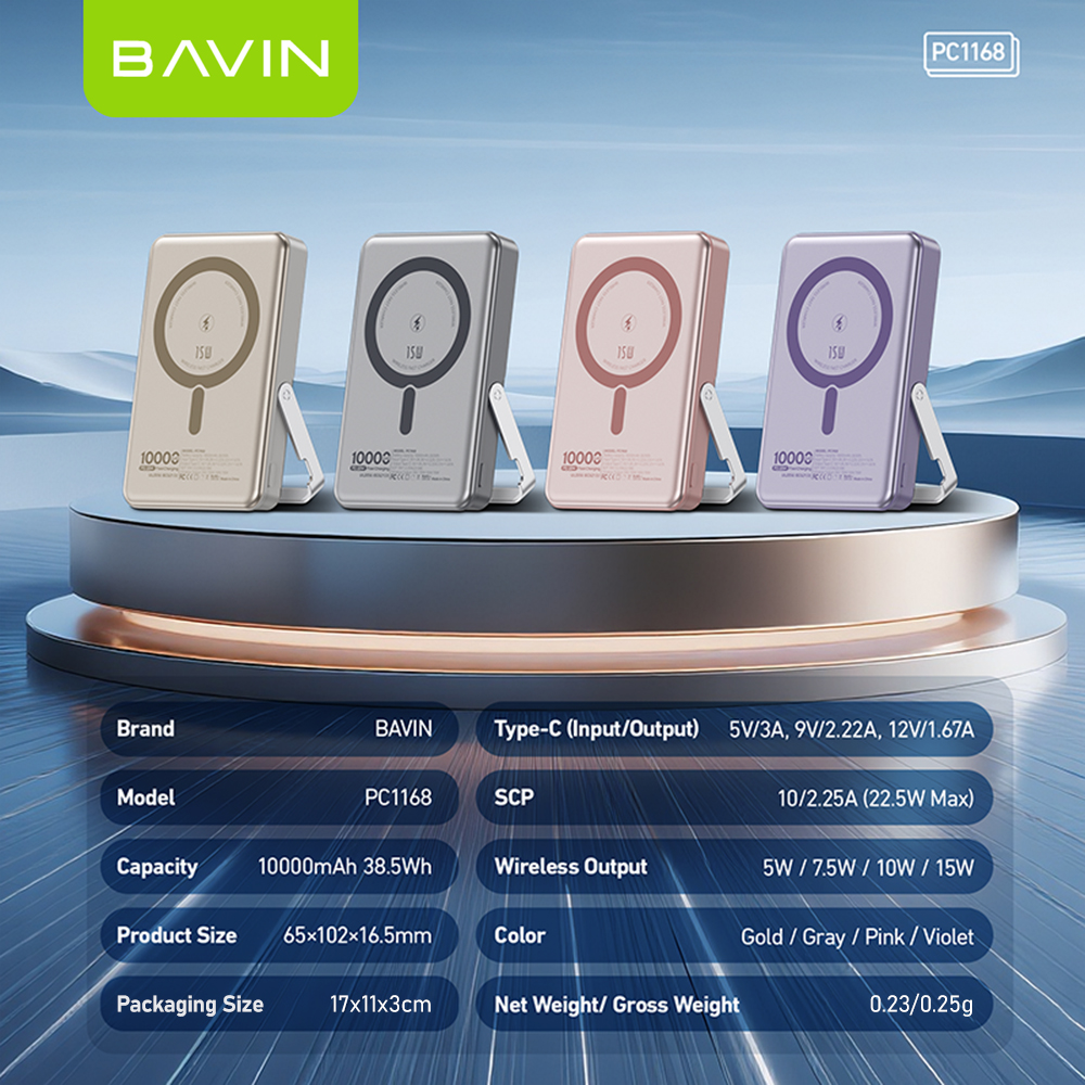 【Christmas Gift】BAVIN PC1167 5000mAh/10000mAh 15W Fast Charging ...