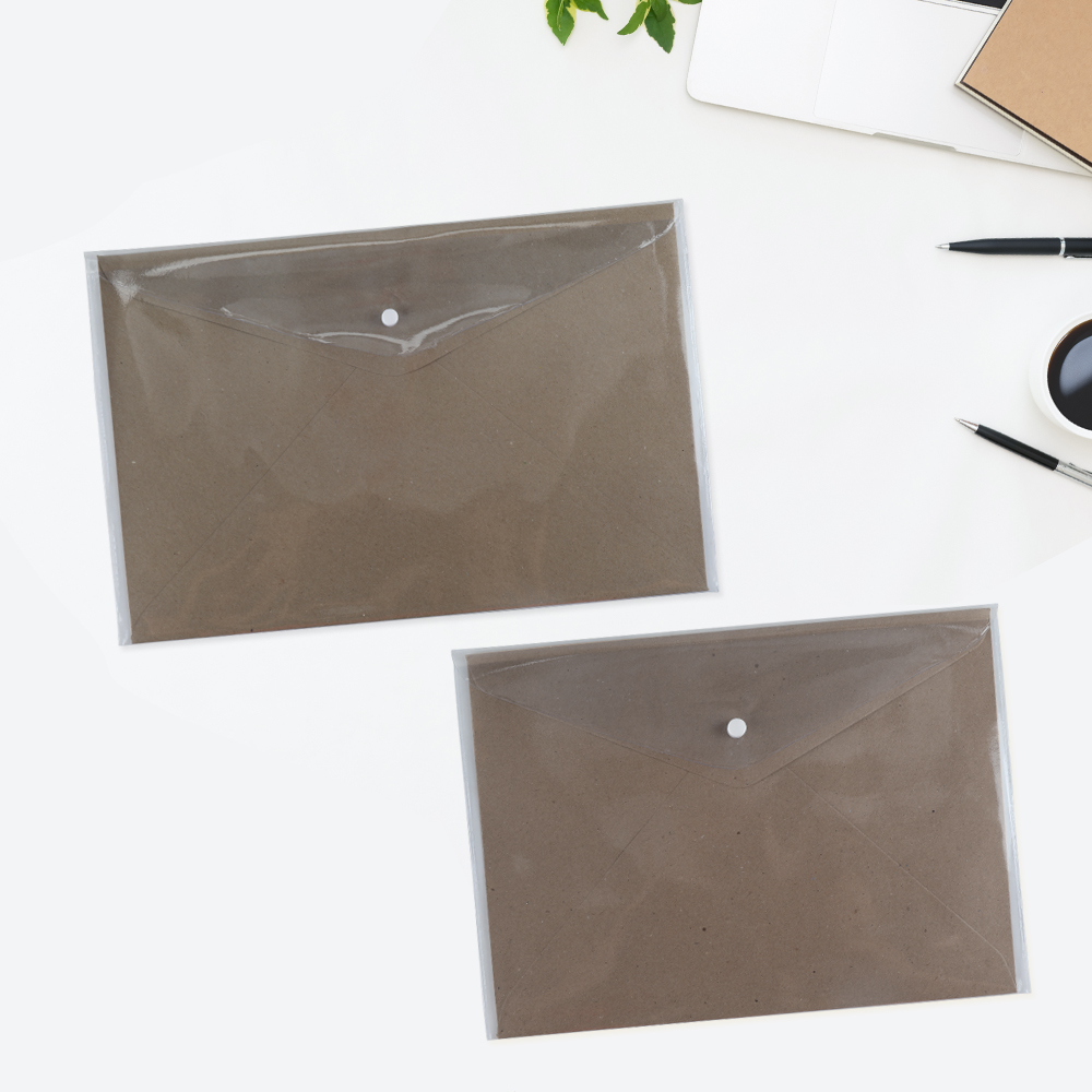 FCI Plastic Envelope Long/Short Transparent And W/brown ENV. Long/Short ...