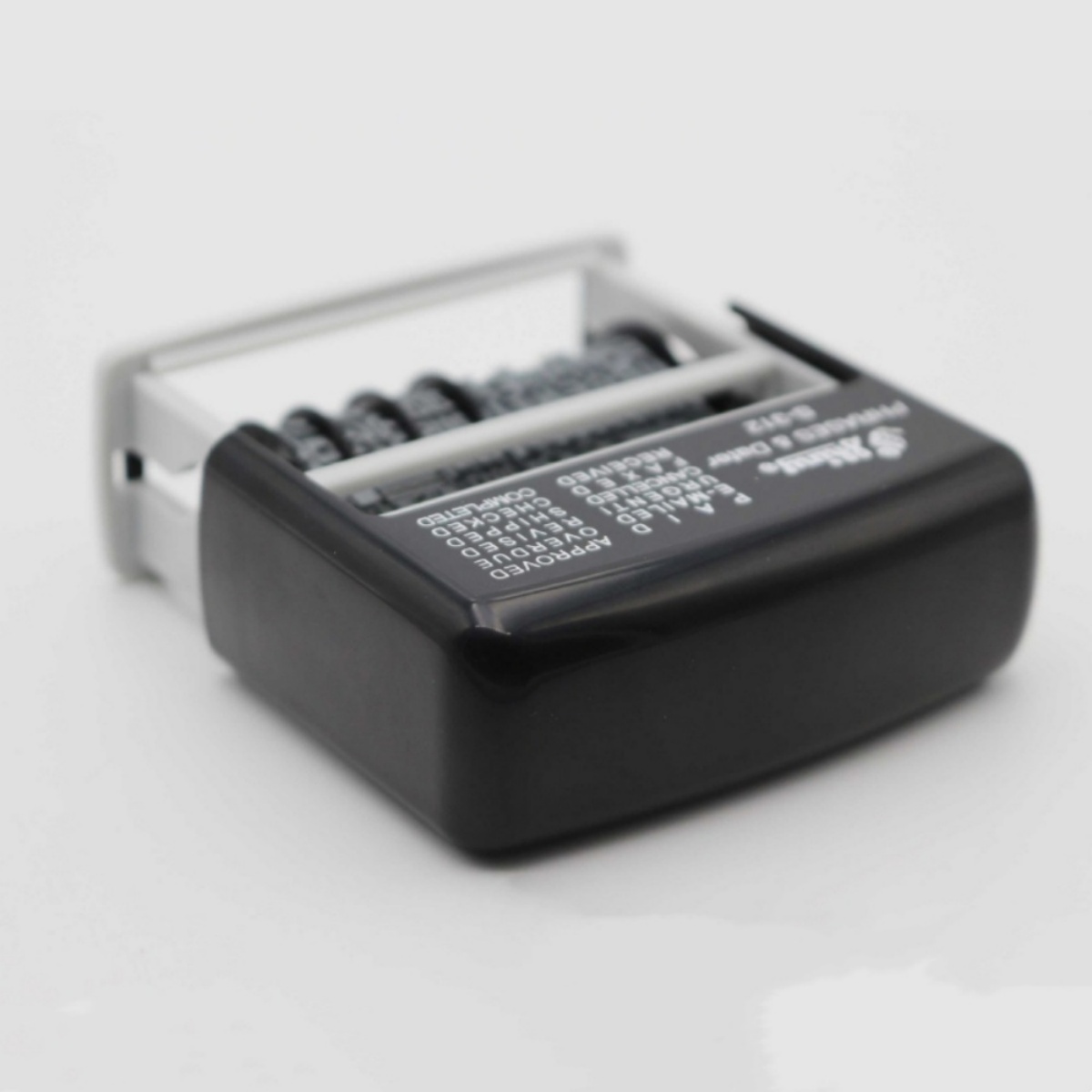 Shiny Self inking Stamp Office Phrases Dater Stamp Received Paid ...