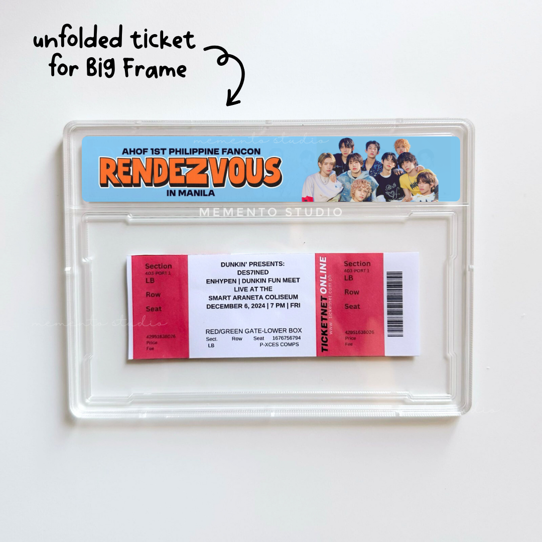 AHOF Rendezvous in Manial Fancon Acrylic Concert Ticket & Photocard ...