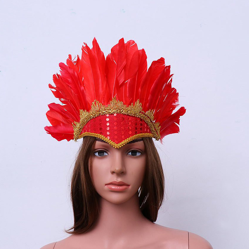 NICE Indian Headdress Hat Costumes Carnival Cosplay Indian Performance ...
