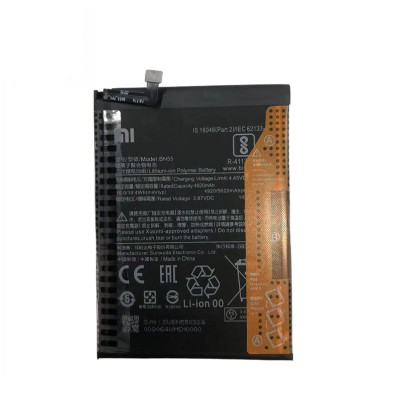 Brand New Original Xiaomi BN55 For Xiaomi Redmi Note 9S battery ...