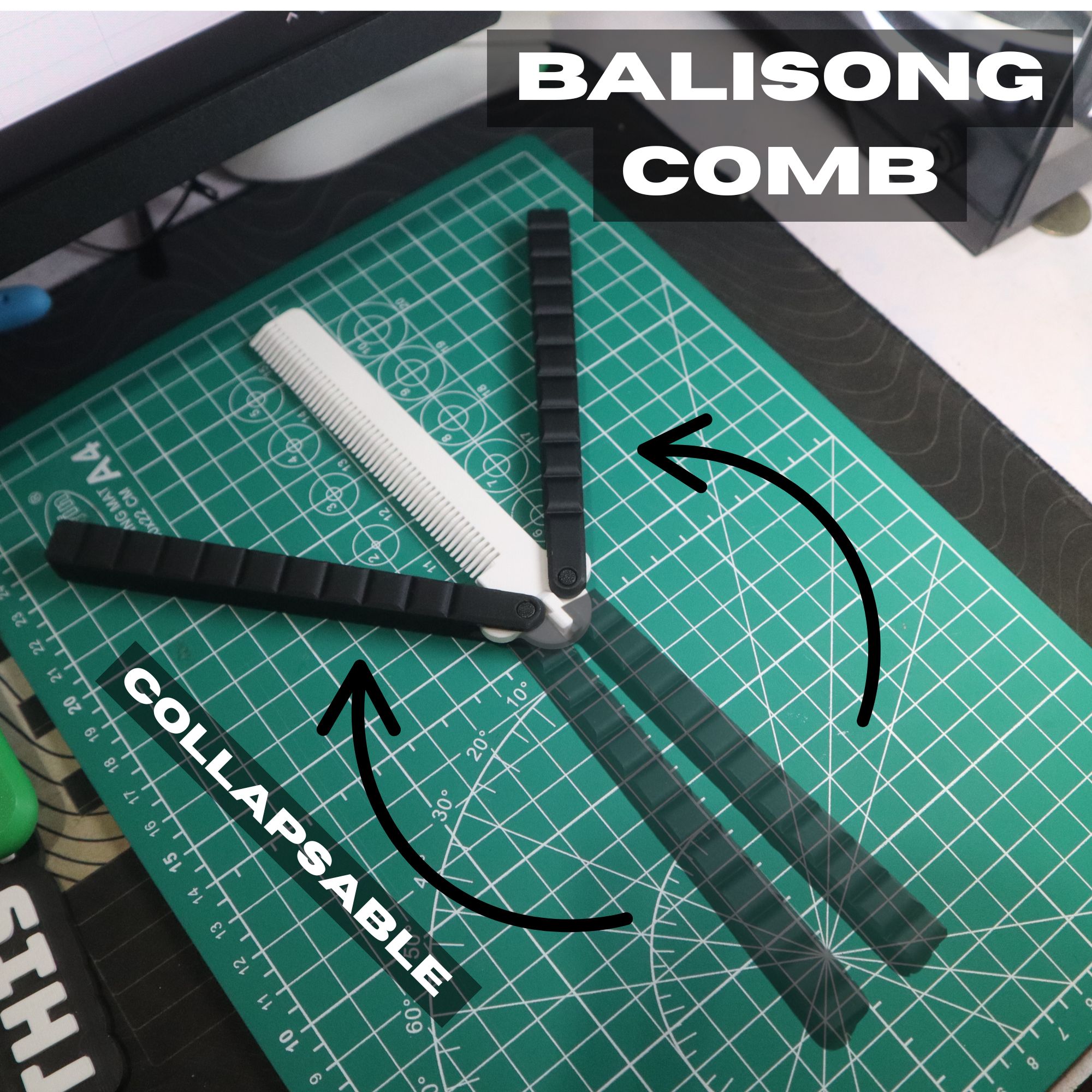 Balisong Comb – Safe to Use for Flipping & Hair Styling | Shopee ...