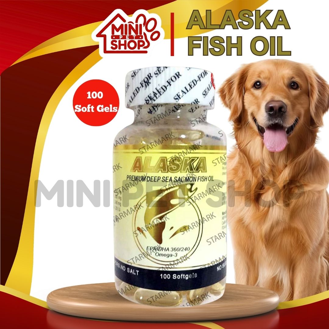 100pcs Soft Gel Alaska Fish Oil Premium Deep Sea Salmon All Stages ...