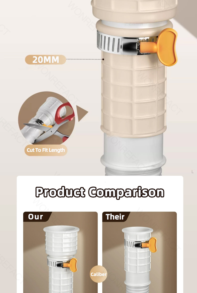 Faucet Extension Hose Air Conditioning Drain Pipe Semi-Automatic ...