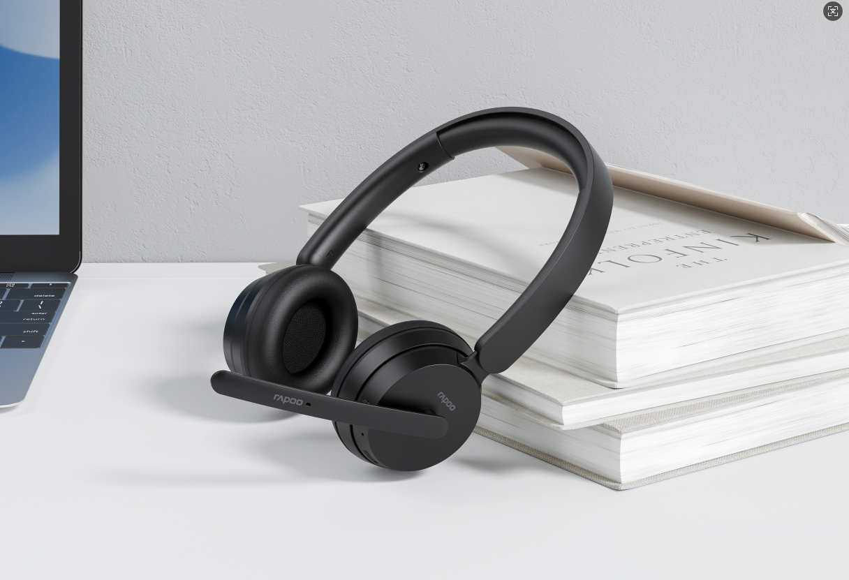 Rapoo H200 Wireless Stereo Headset - Black | Shopee Philippines