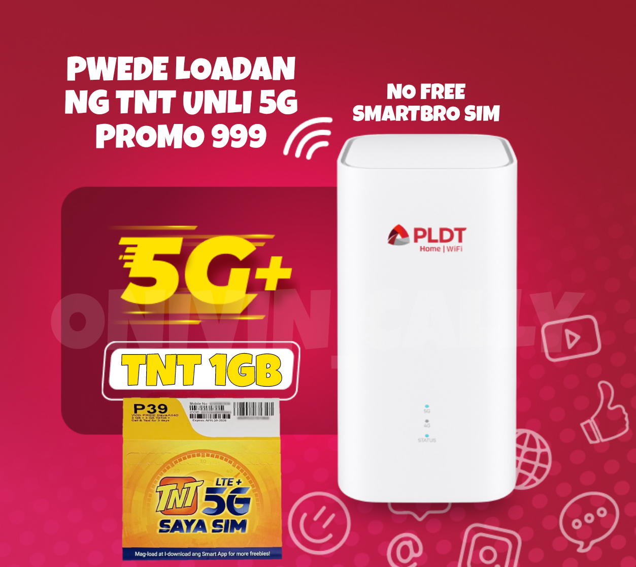 5G LTE H153-381 PLDT HOME PREPAID WIFI w/ Sim | Shopee Philippines