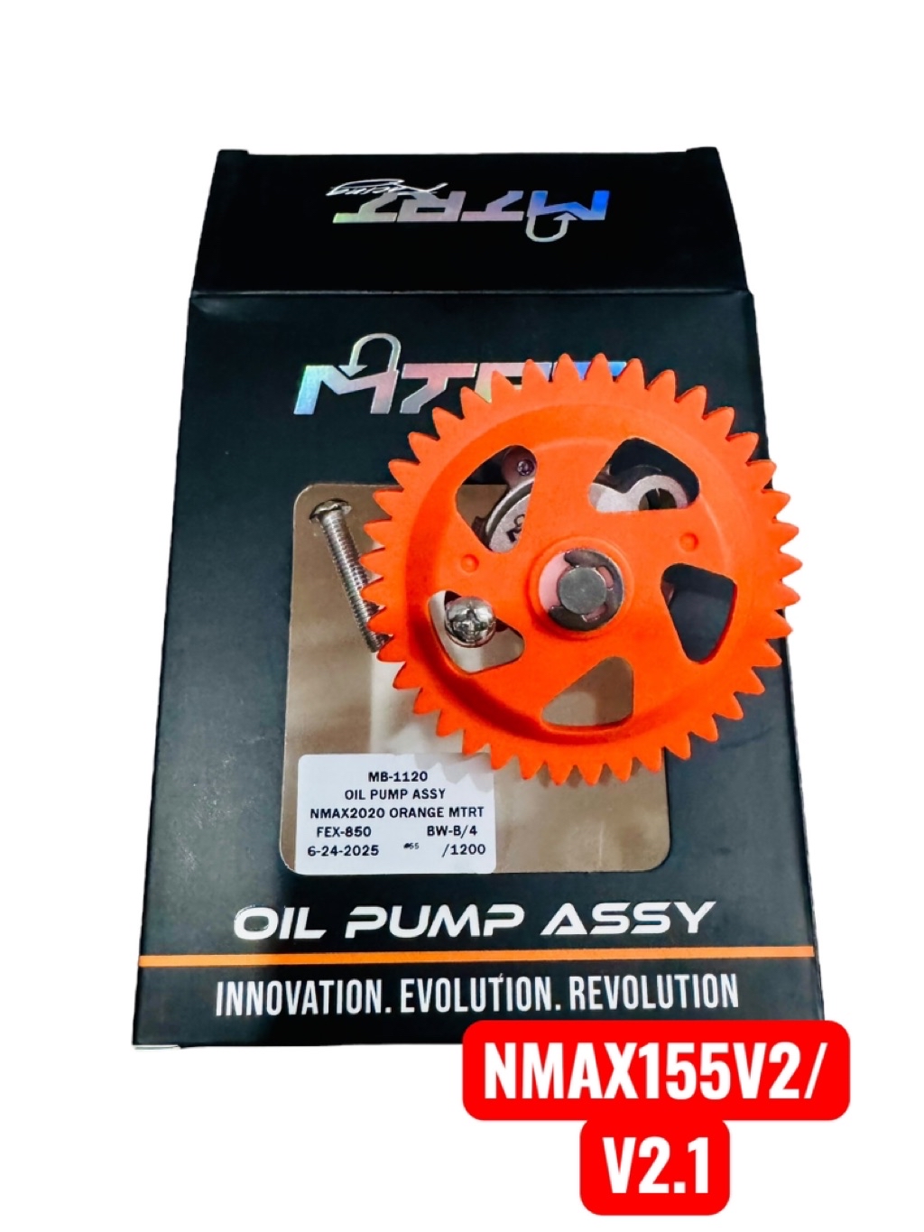 MTRT OIL PUMP HIGH FLOW NMAX155 V2/V2.1 | Shopee Philippines