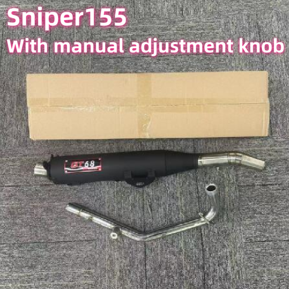Muffler Exhaust Pipe With Elbow Yamaha Sniper150 Sniper155vva 32MM Pipe ...