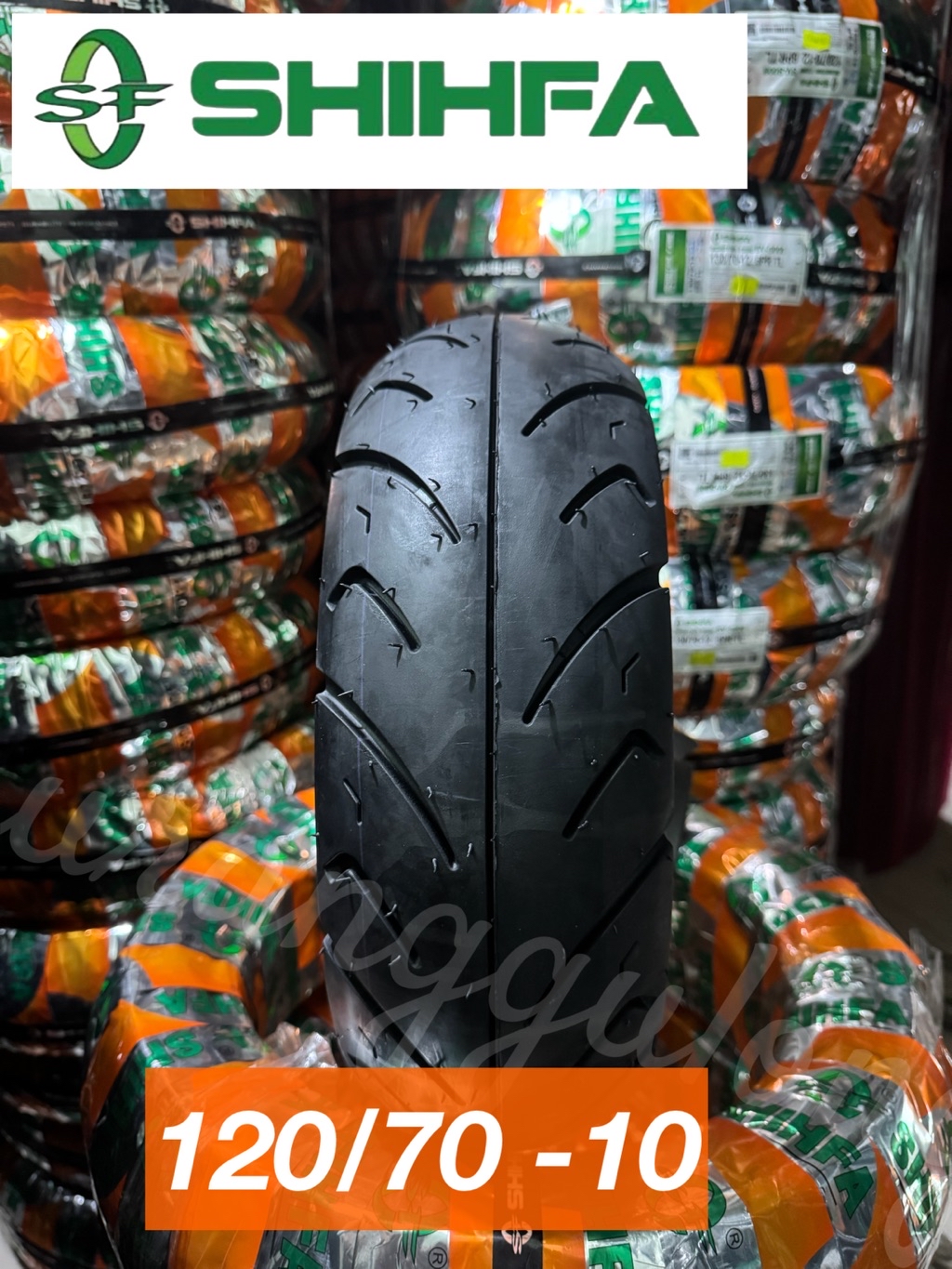 SHIHFA Tire for Burgman, Avenis, Gravis Size 10" & 12" (FREE Selaant ...