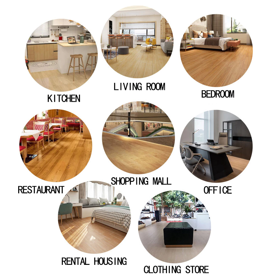 100pcs 91x15cmVinyl Tile Floor Set Self Adhesive PVC Vinyl Tiles for ...