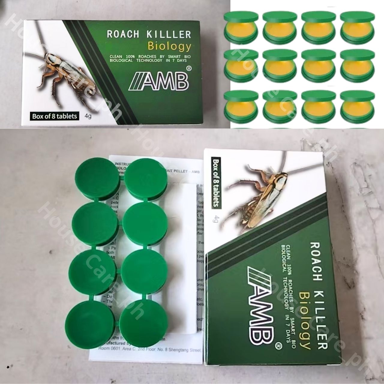 Cockroach Killer Gel For Home Repels Insect Repellent Non Toxic Safe ...