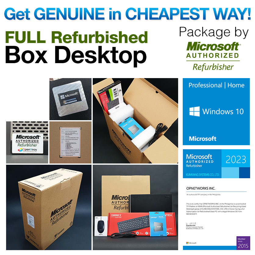 Top Brand PC Desktop Computer Full Set - Intel i5 9th 8th 6th LED ...