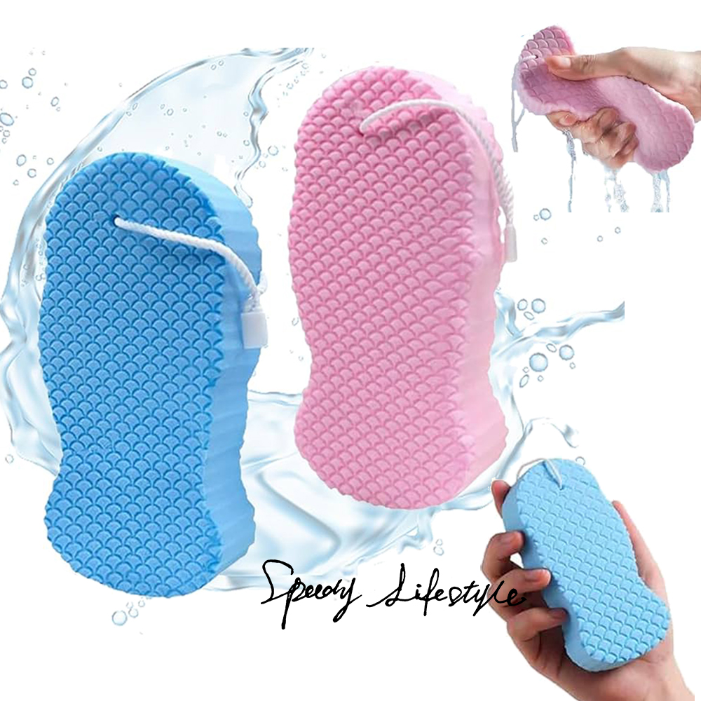 6PCS/4PCS Exfoliante Soft Sponge Body Scrubber for Baby Adults Bath ...