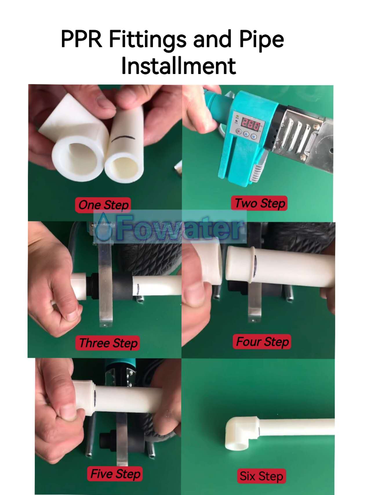 PPR Fittings Coupling/Tee/Elbow/Endcap/Male Plug/Bend Bridge/Clamp ...