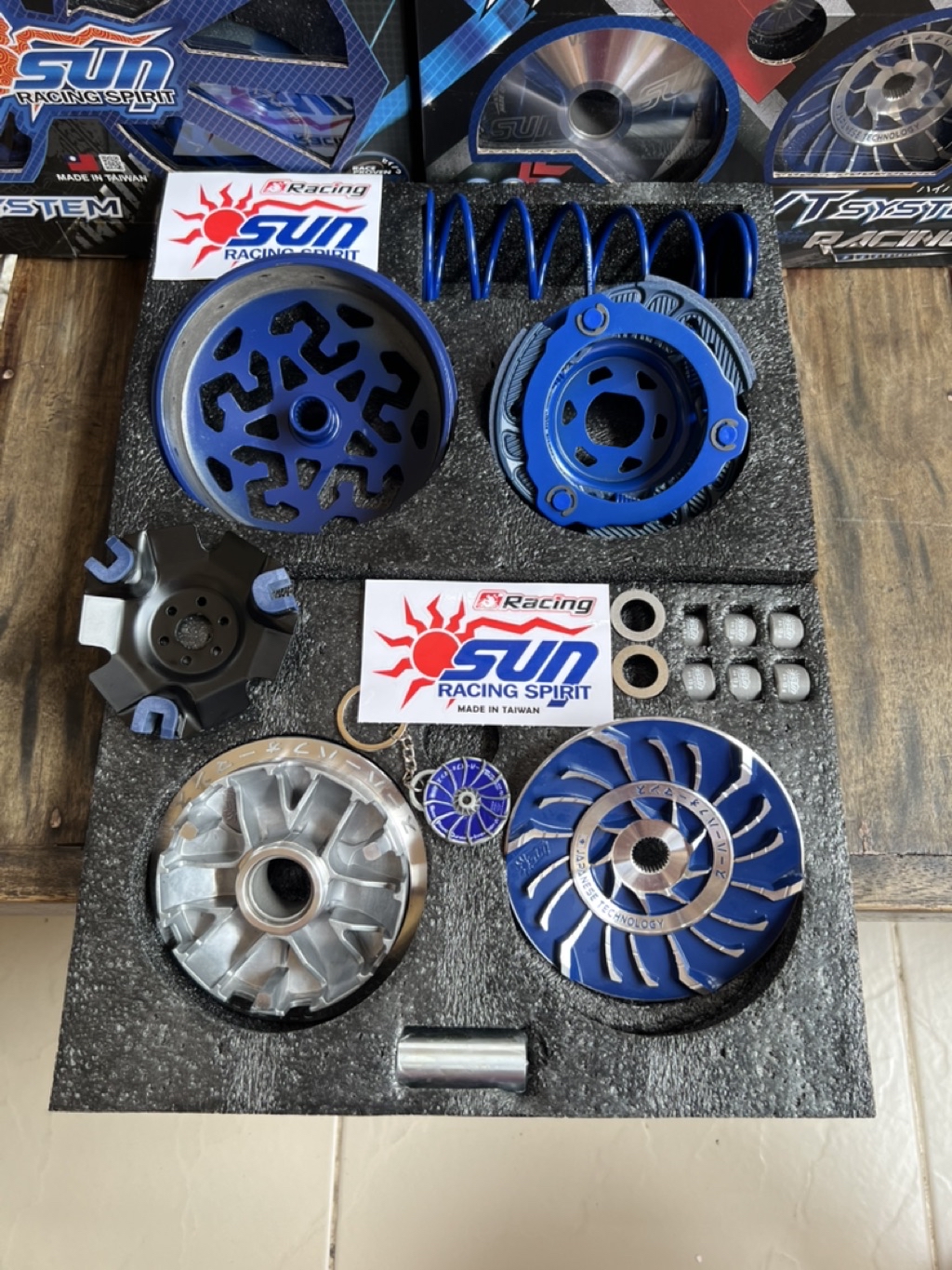 SUN RACING CVT KIT SET VERSION 2 FOR NMAX/AEROX,MIOi125,GEAR,CLICK150 ...