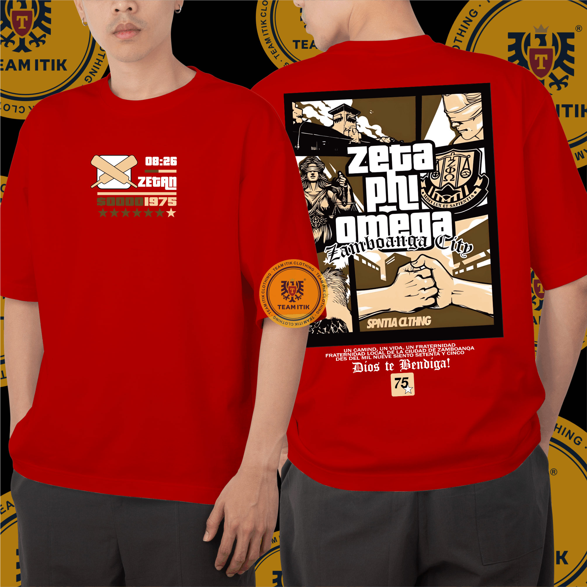 2025 New Design ZETA PHI OMEGA (EST.1975) 50TH Logo V04 T shirt Design Fratshirt | Shopee ...