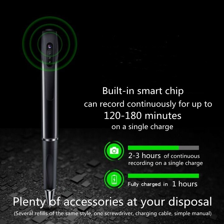 V8 Pen Spy Camera Hidden Camera HD Mini Camera With Audio Recording For ...