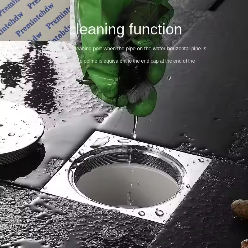 Clean Out Floor Drain DN50 Waterproof Seal Bathroom Balcony Kitchen ...