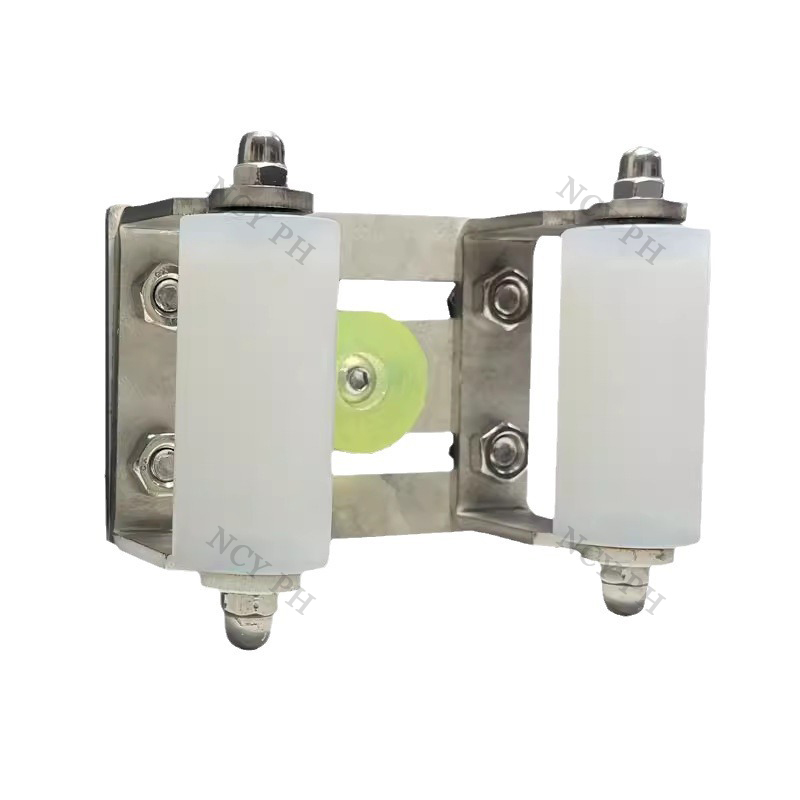 COD stainless Sliding Gate Top Guide Roller set with L bracket | Shopee ...