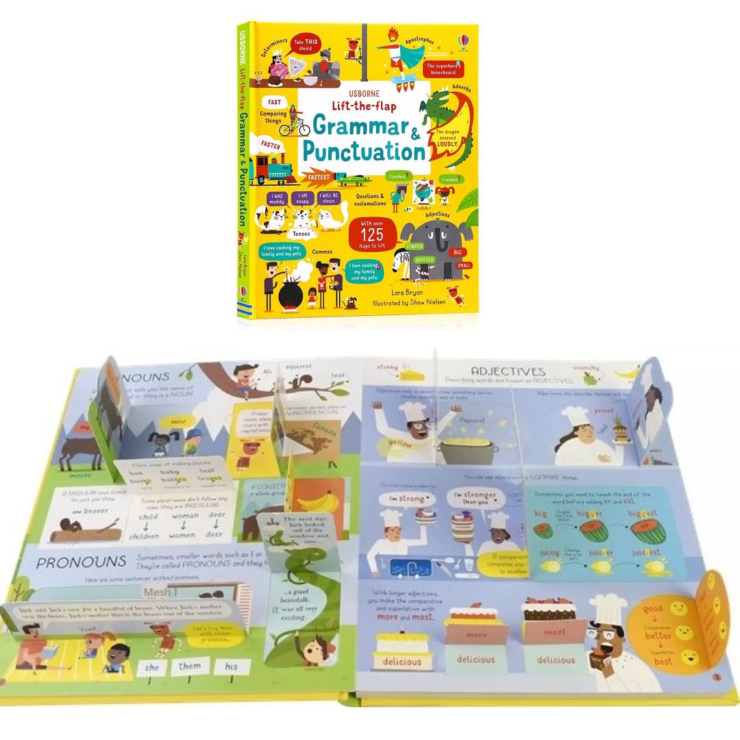 Usborne Lift-the-flap GRAMMAR AND PUNCTUATION (Lift-the-flap board book ...