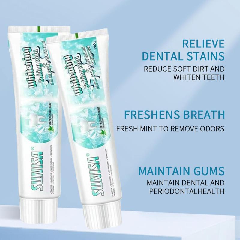 SUNISA Whitening Baking Soda Toothpaste 200g – Minty Fresh Breath ...